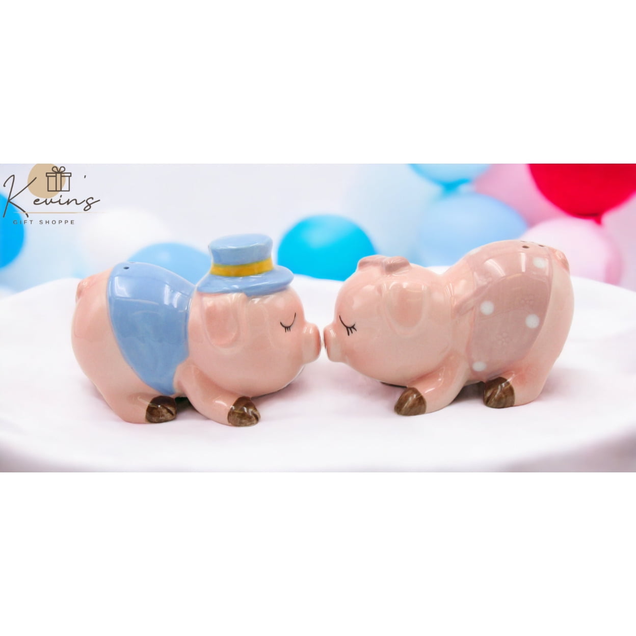 Ceramic Kissing Pigs Salt and Pepper Shakers - Walmart.com