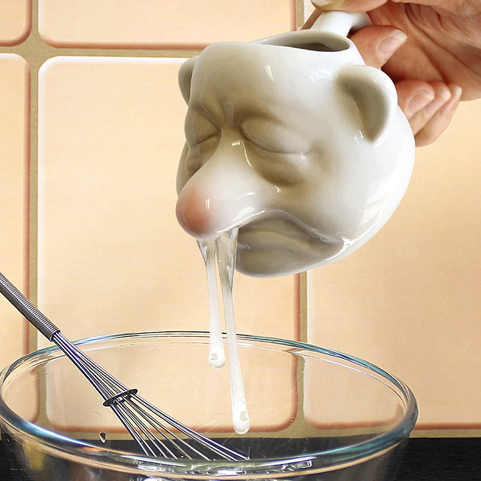 Ceramic Kitchenware Snot Nose Ceramic Yolk White Separator Baking ...