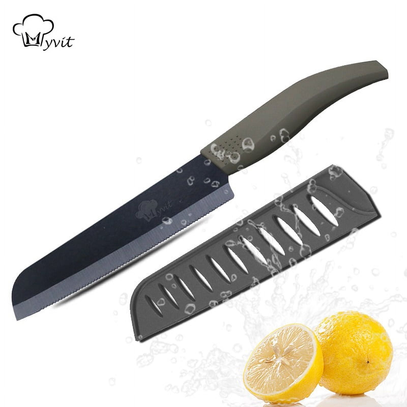 Ceramic Knife Chef Knife Paring Knife for Kitchen 6-inch Slicing Knife ...