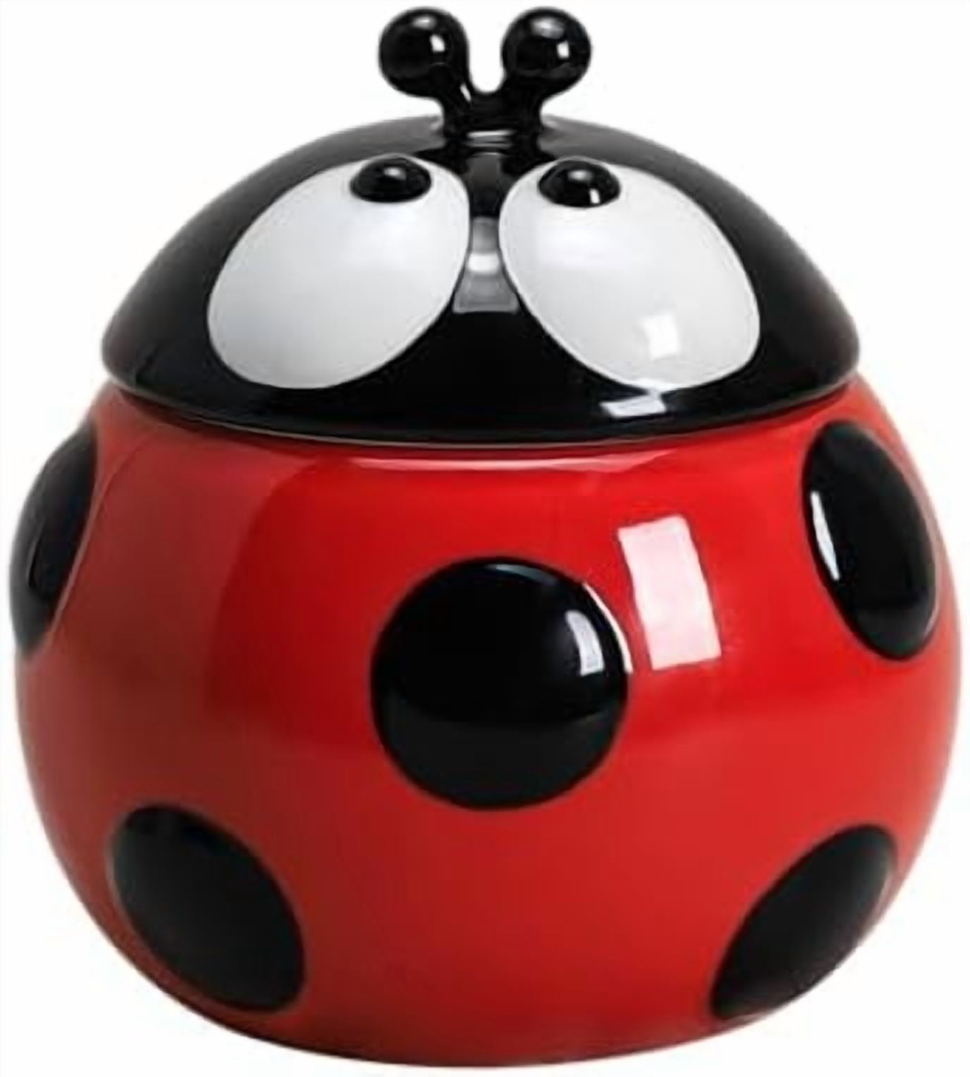 Ceramic Ladybug Sugar Bowl with Lid, Sugar Container, Sugar Jar Candy ...