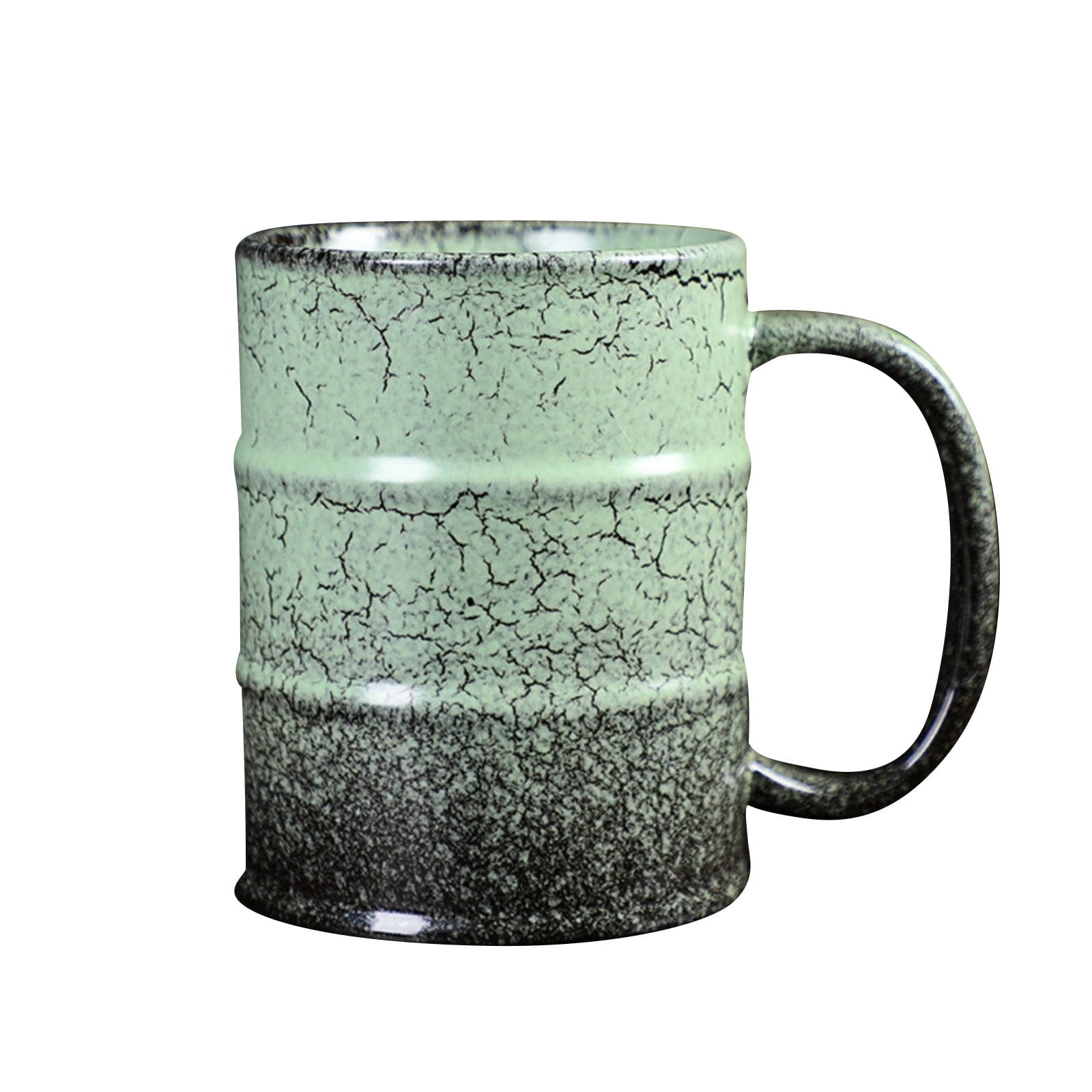 Ceramic Large Coffee Mugs - Tea Cup Ceramic Oil Barrel Cup for Office ...