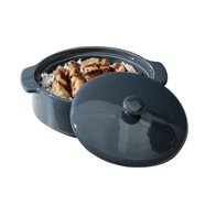 Kook 4-Pc Mini Cocotte Casserole Dish with Lid Stoneware Kitchen Set ...