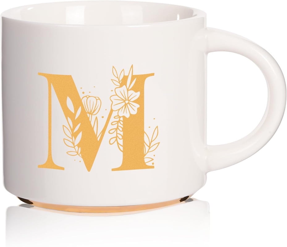 Ceramic Letter Coffee Mug,Birthday Gifts For Women,Custom Mug ...