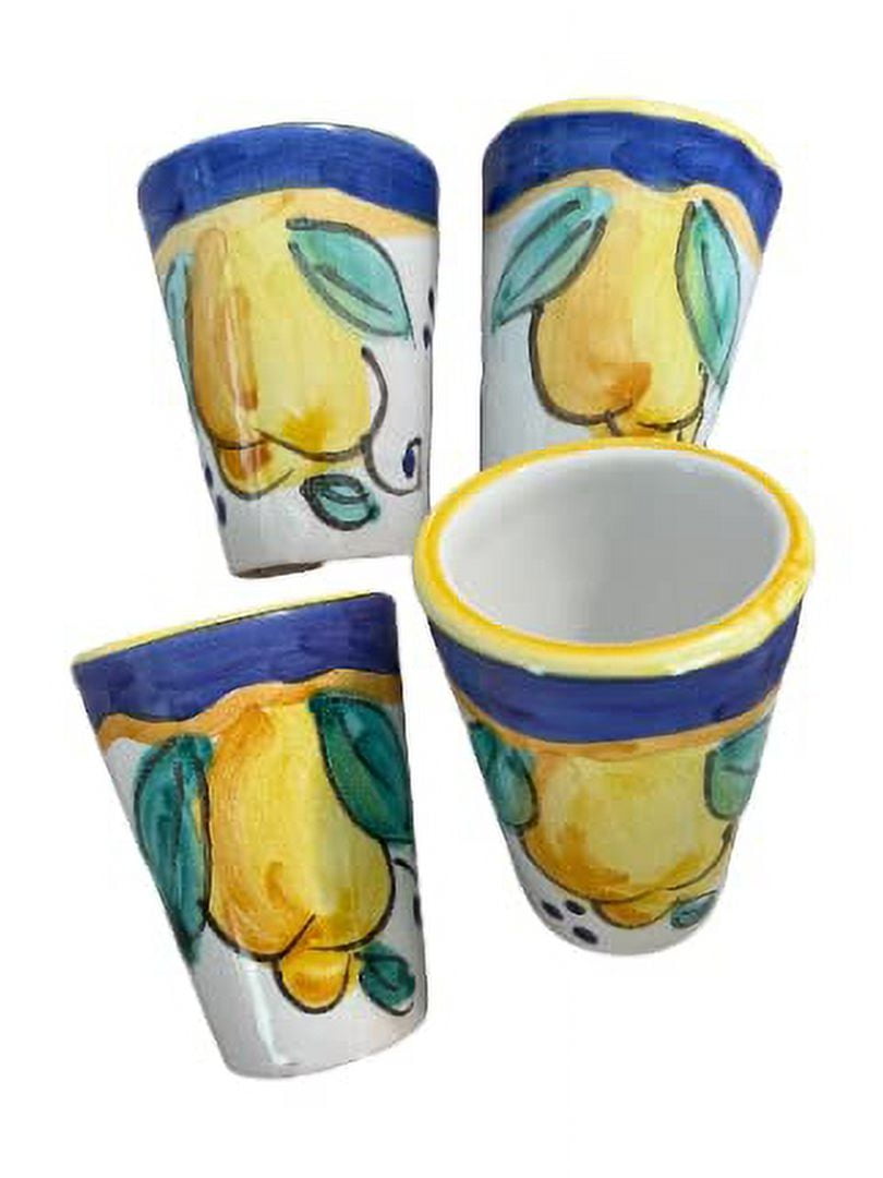 Ceramic Limoncello Glasses - an Elegant Limoncello Glass, Lemon Shot ...