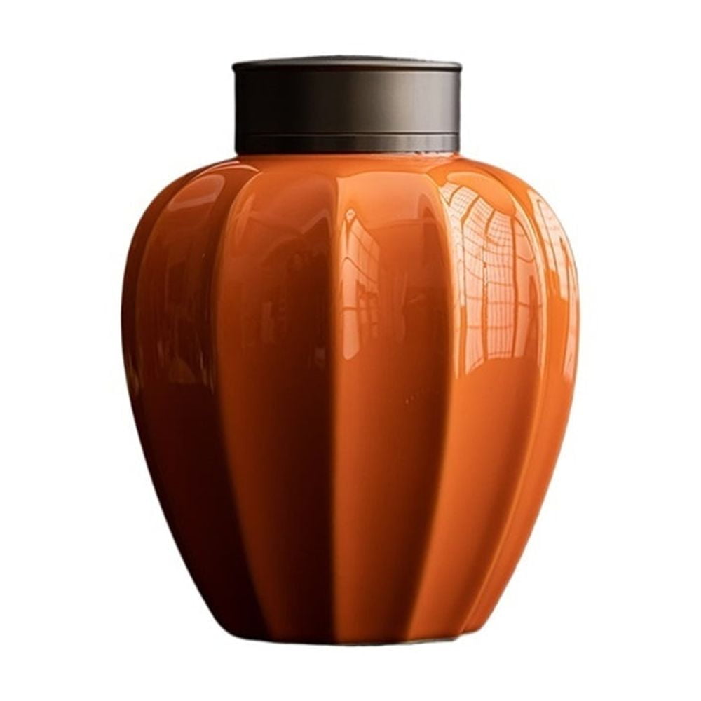 Ceramic Loose Tea Storage Jar With Double Sealed Lid Beautiful Tea ...