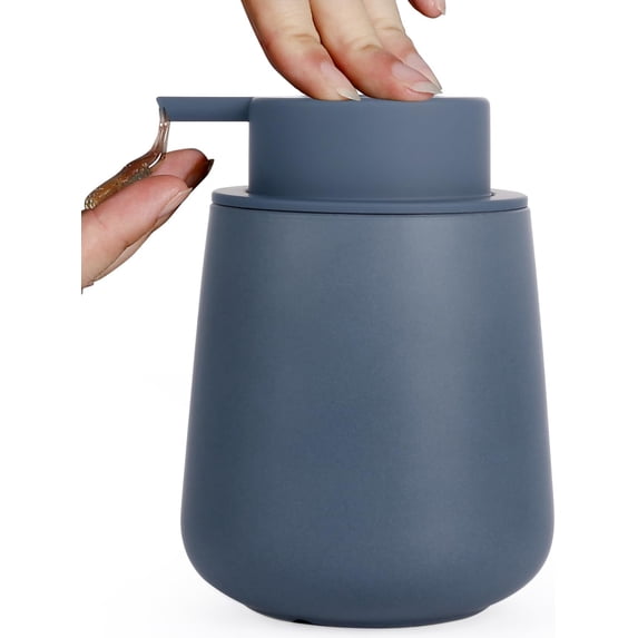 Ceramic Lotion Dispenser - 12oz Refillable Liquid Hand Soap Dispenser ...