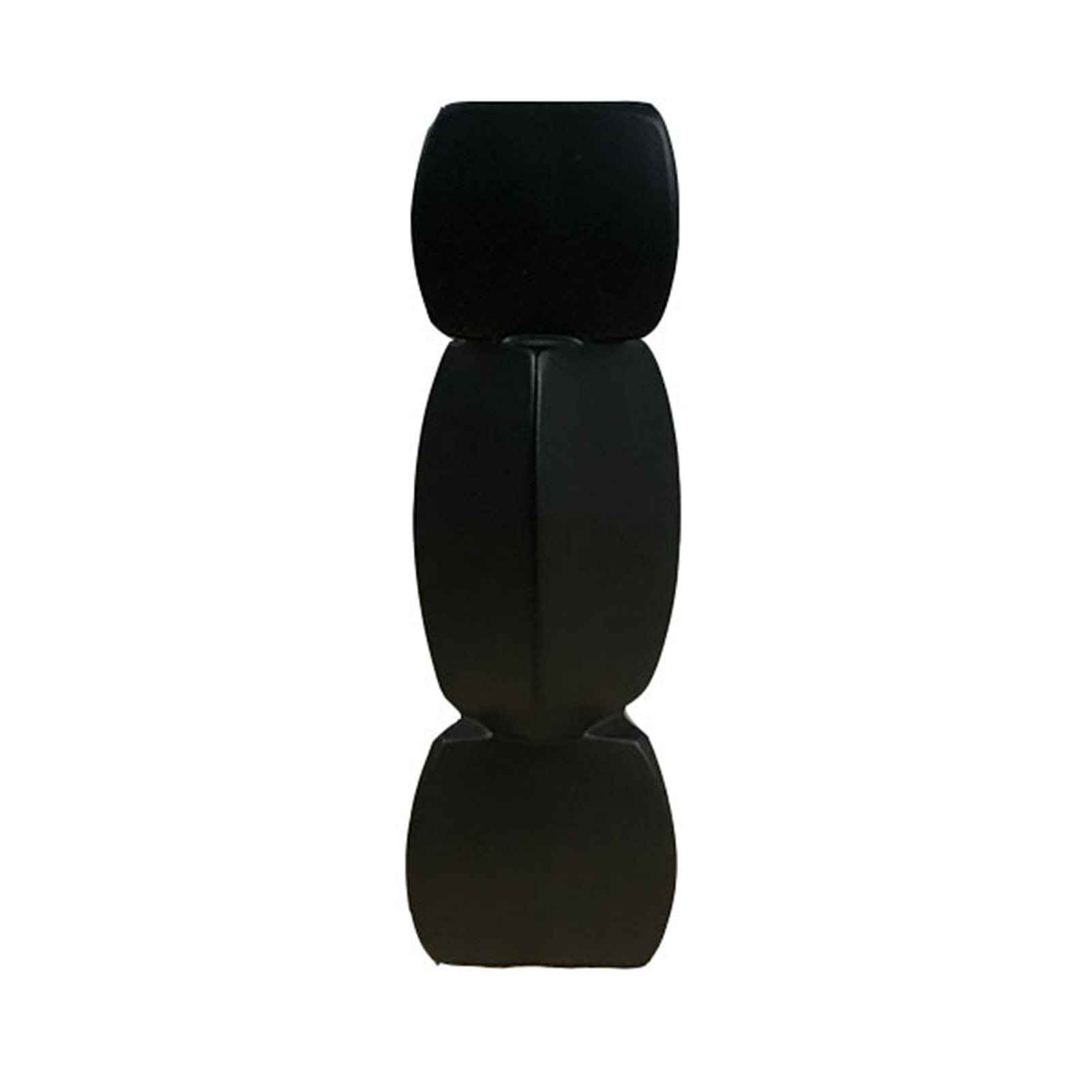 Ceramic Lotus Root Shaped Vase - Small Black Decorative Flower Vase for ...