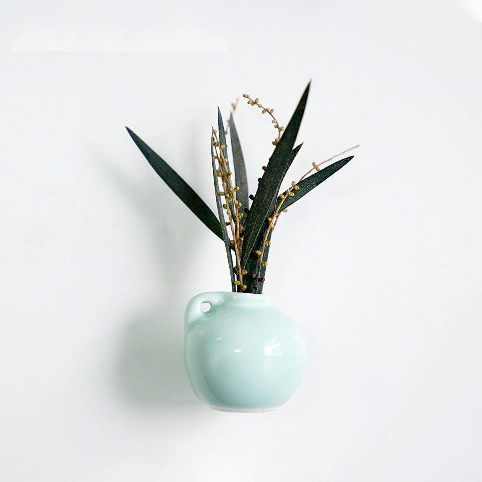 Ceramic Magnetic Mini Vase | Cute Refrigerator Flower Pot | Space ...