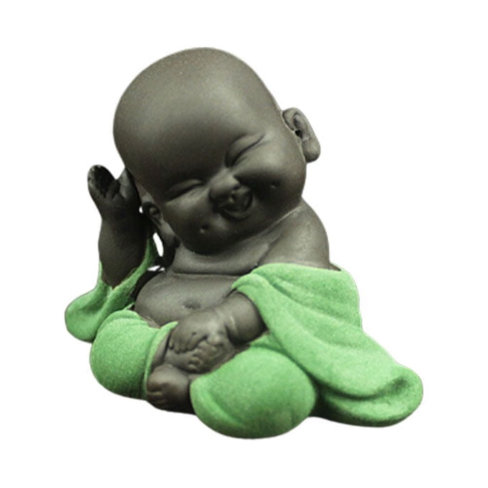 Raindrops Ceramic Maitreya Buddha Statue for Home Decor Hand Carved ...