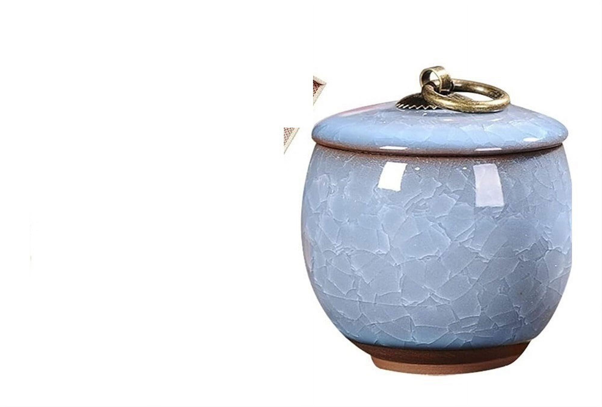 Ceramic Memorial Keepsake Urns,Small Urns For Human Ashes, Hold 5.5 ...