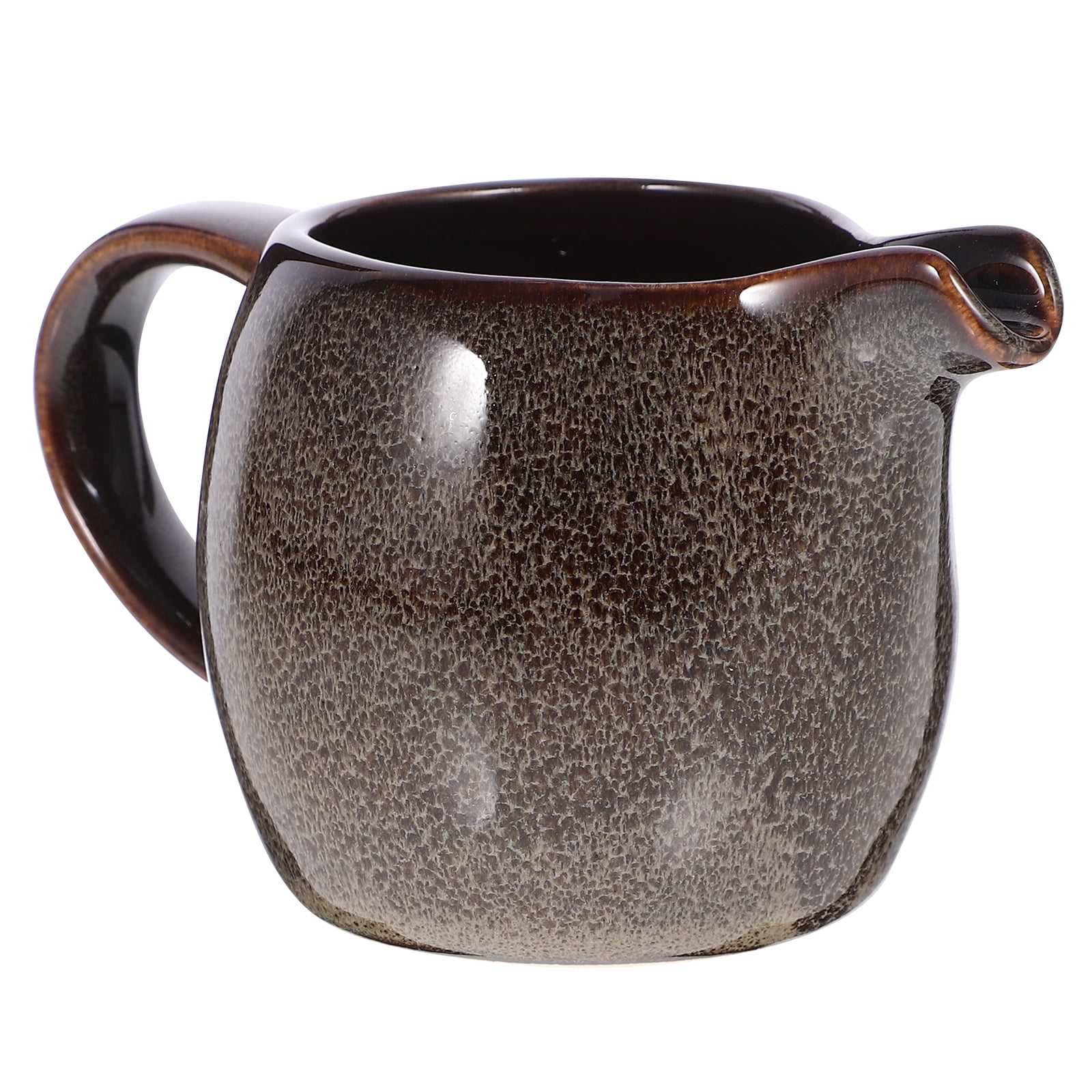 Ceramic Milk Cup Coffee Creamer Dispenser Salad Dressings Pitcher ...