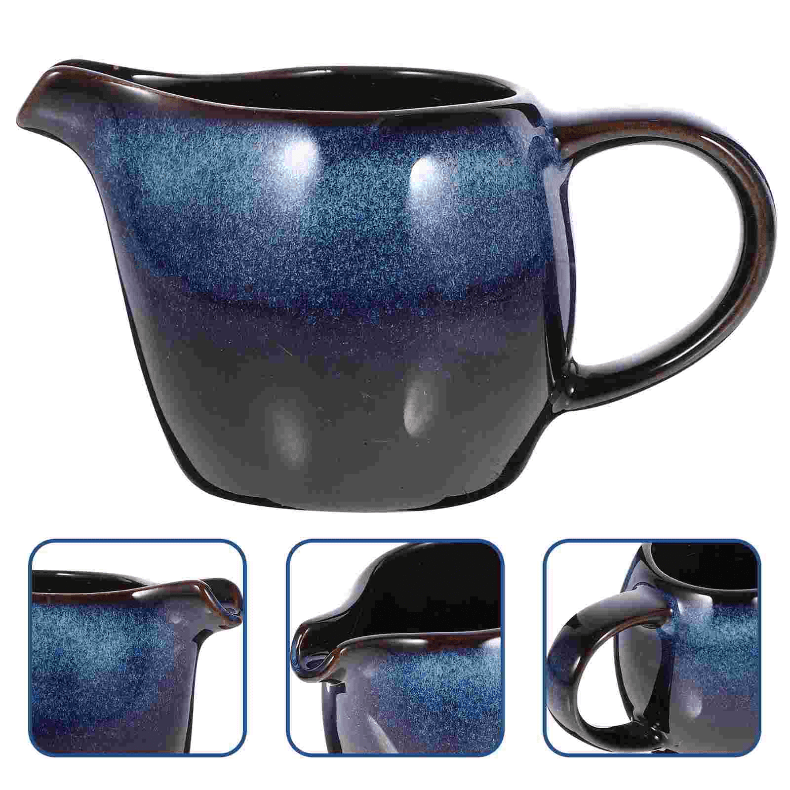 Ceramic Milk Cup Coffee Creamer Pitcher Small Household Pitchers Cups ...