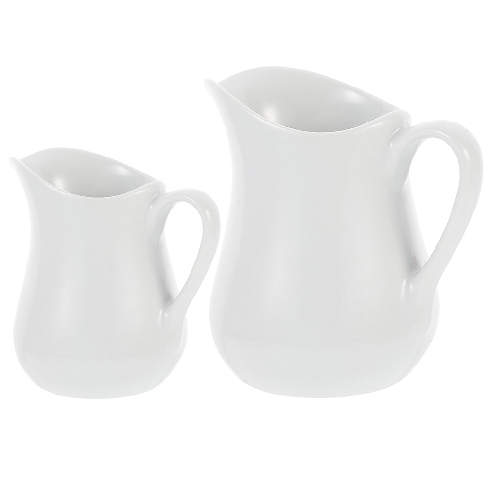 Raindrops White Ceramic Coffee Pitcher for Home Use with Exquisite ...