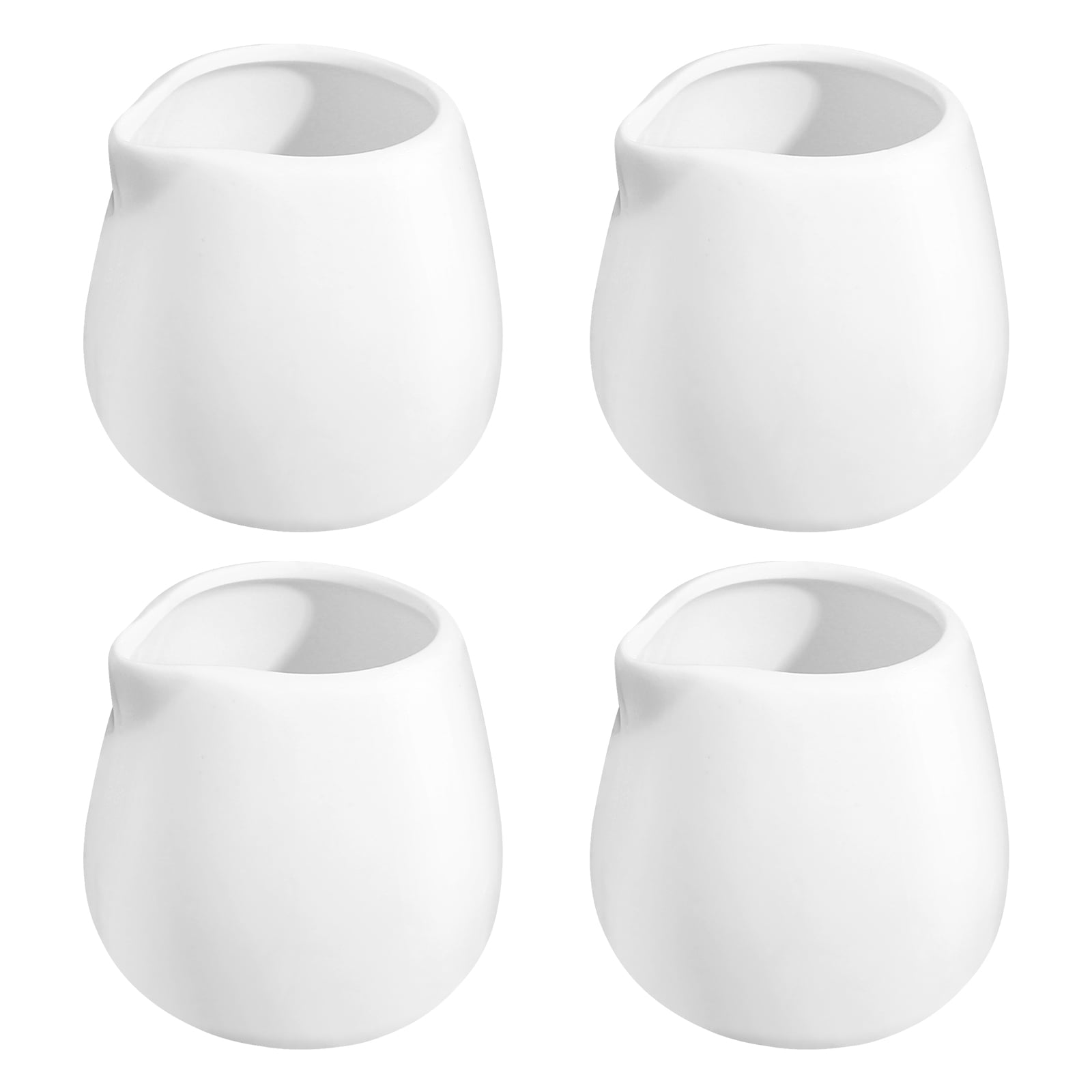 Ceramic Milk Cups 4 Pcs Small Sauce Pitcher Coffee Creamer Ceramics ...