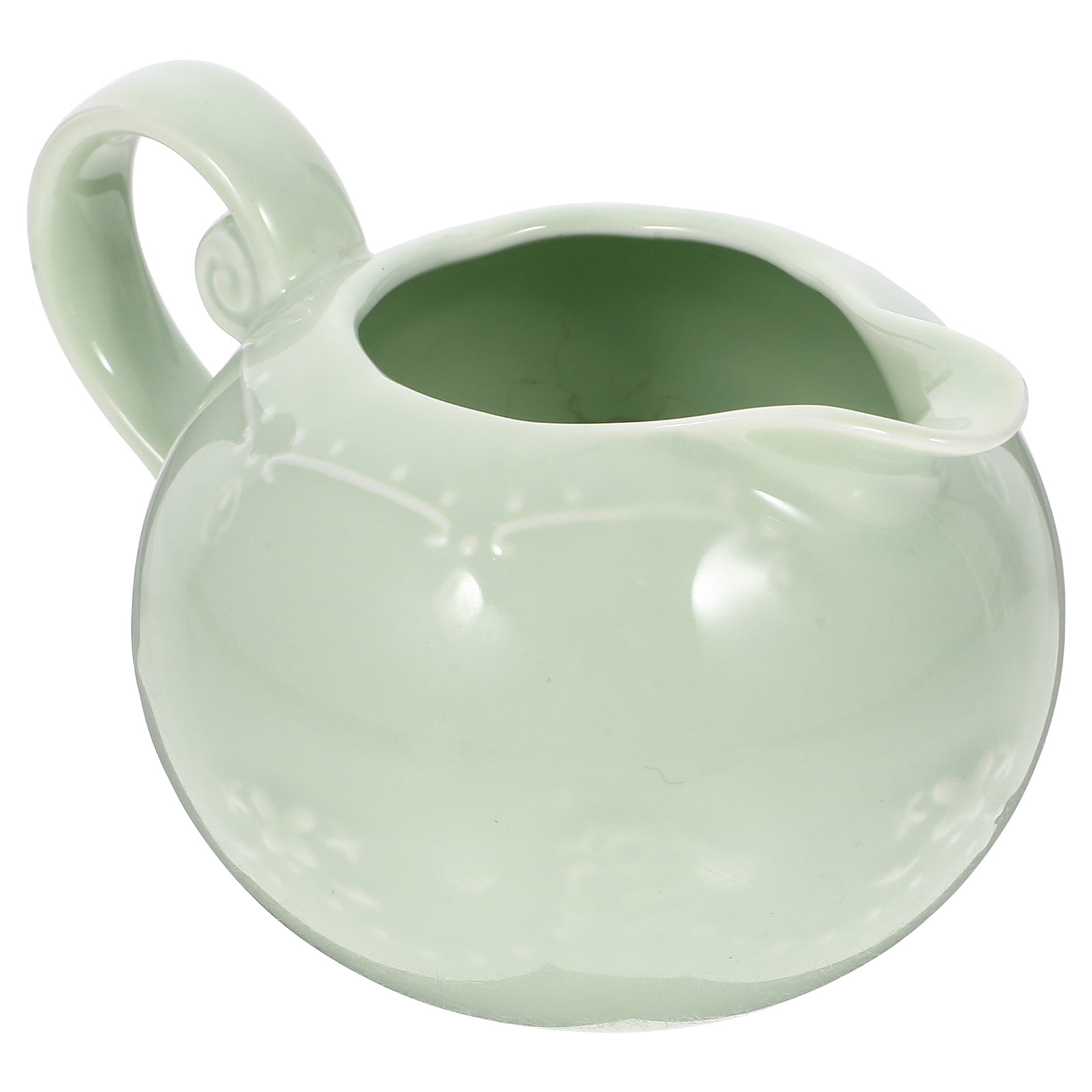 Ceramic Milk Jug Kettle Coffee Pot Coffee Pitcher Kitchen Faceut Gravy ...