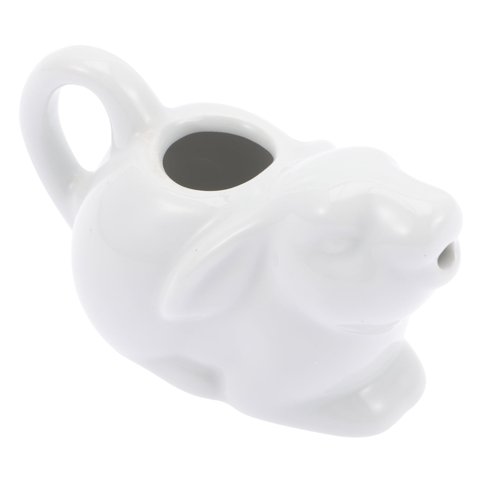 Ceramic Milk Jug Rabbit Shape Coffee Small Creamer Pitcher with Handle ...