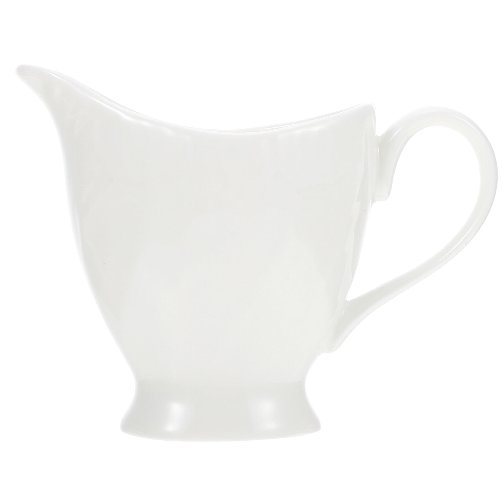 FUEENIRVA Sauce Cup With Handle Porcelain Pitcher Ceramic 1Set ...