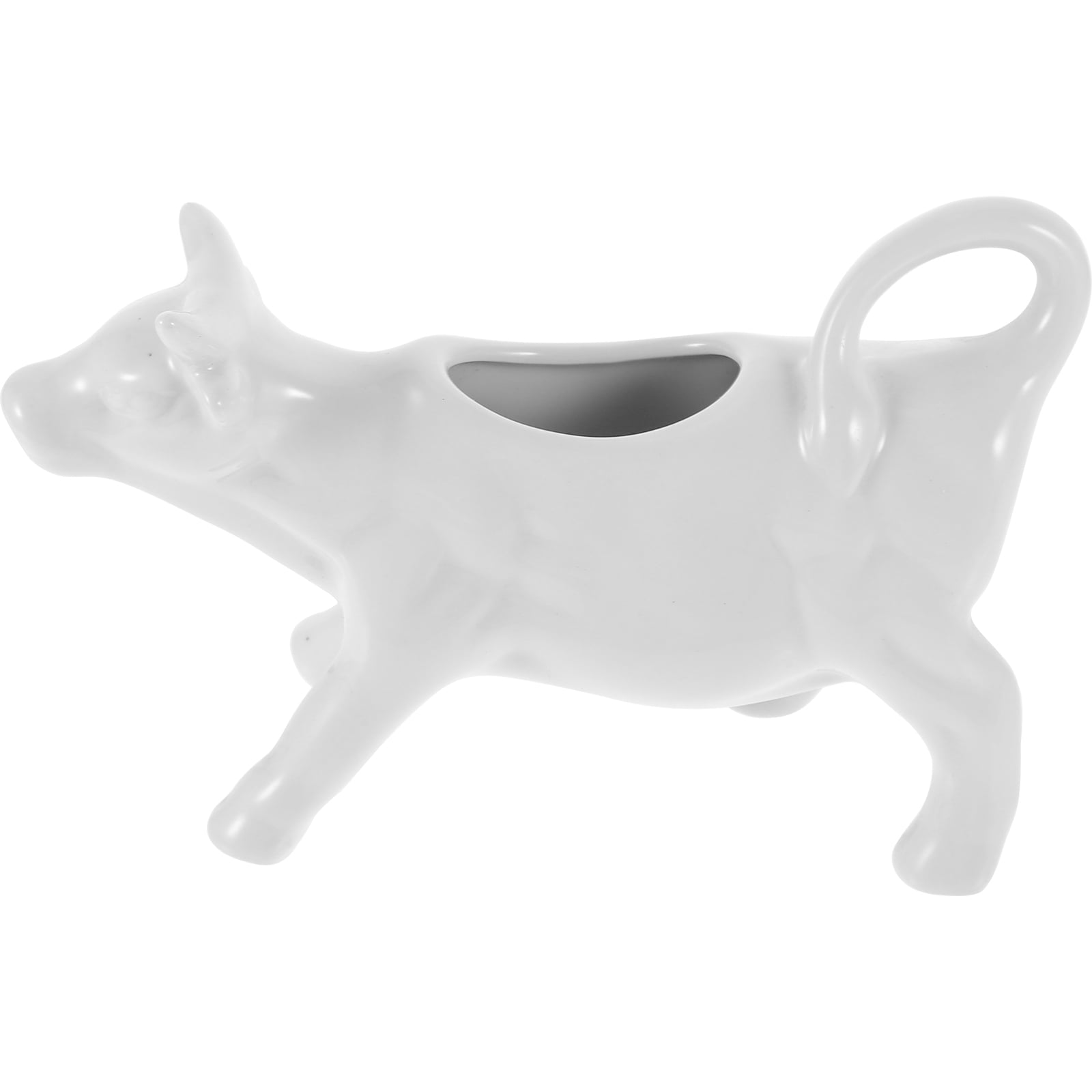 Ceramic Milk Jug Water Jug Creamer Pitcher Yogurt White Out Animal ...