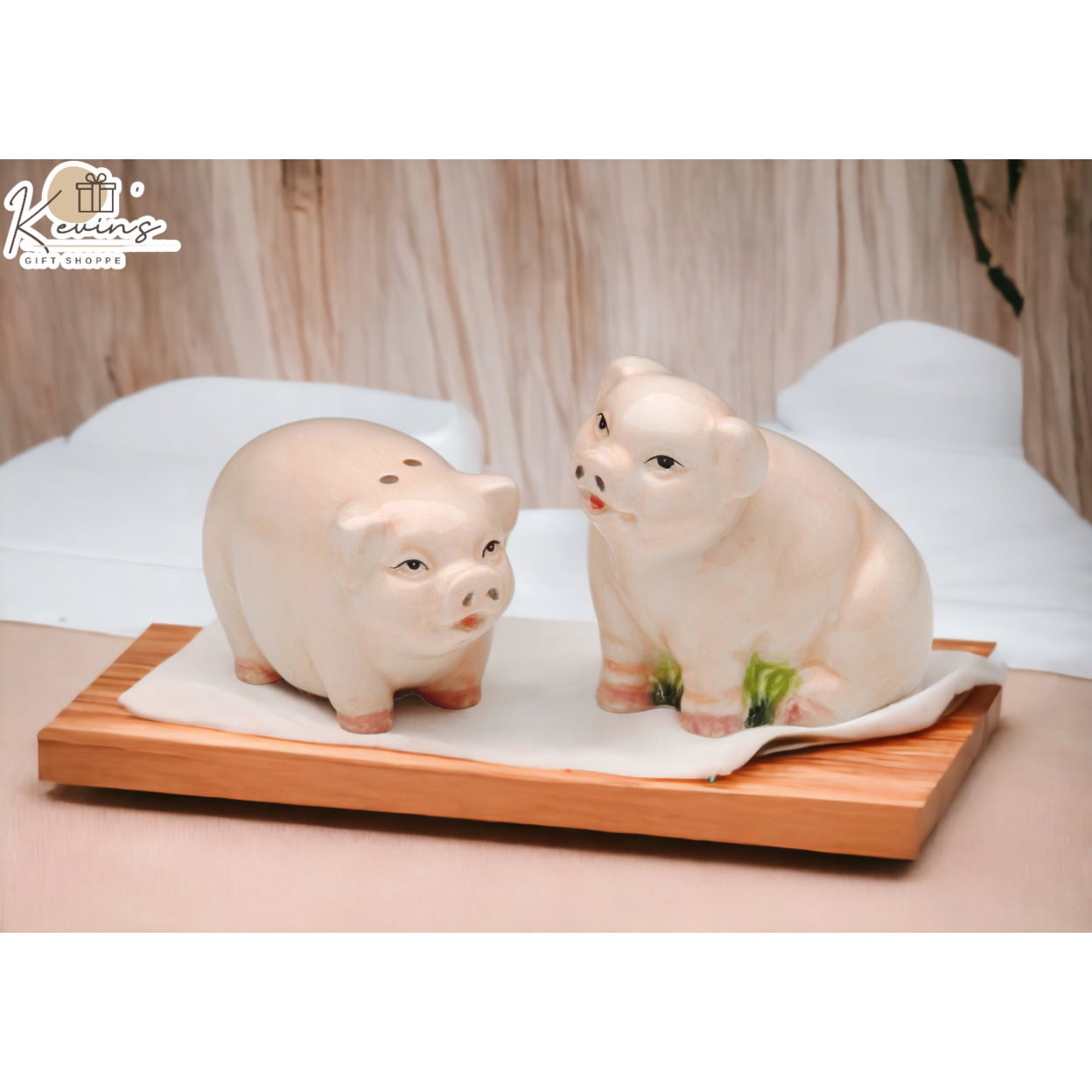 Ceramic Mini Pigs Salt Pepper Shakers 2.5in Farmhouse Gift - Walmart.com