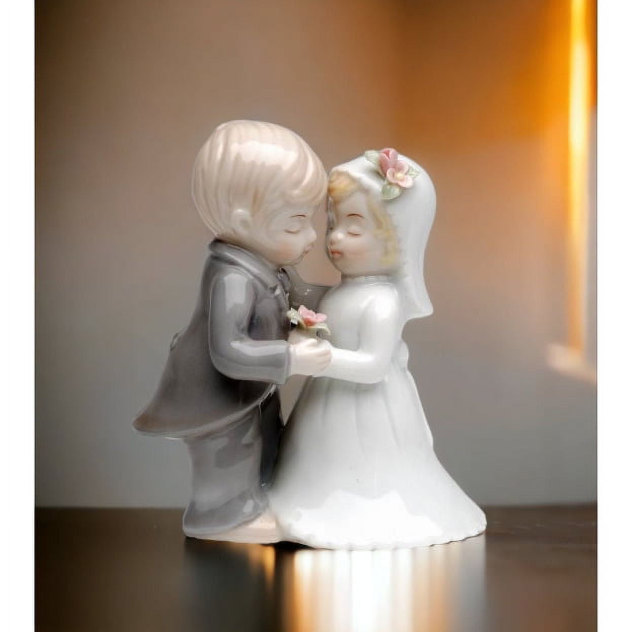 Ceramic Mini Wedding Couple Figurine 2.6x2x3.75 Gift Favor - Walmart.com