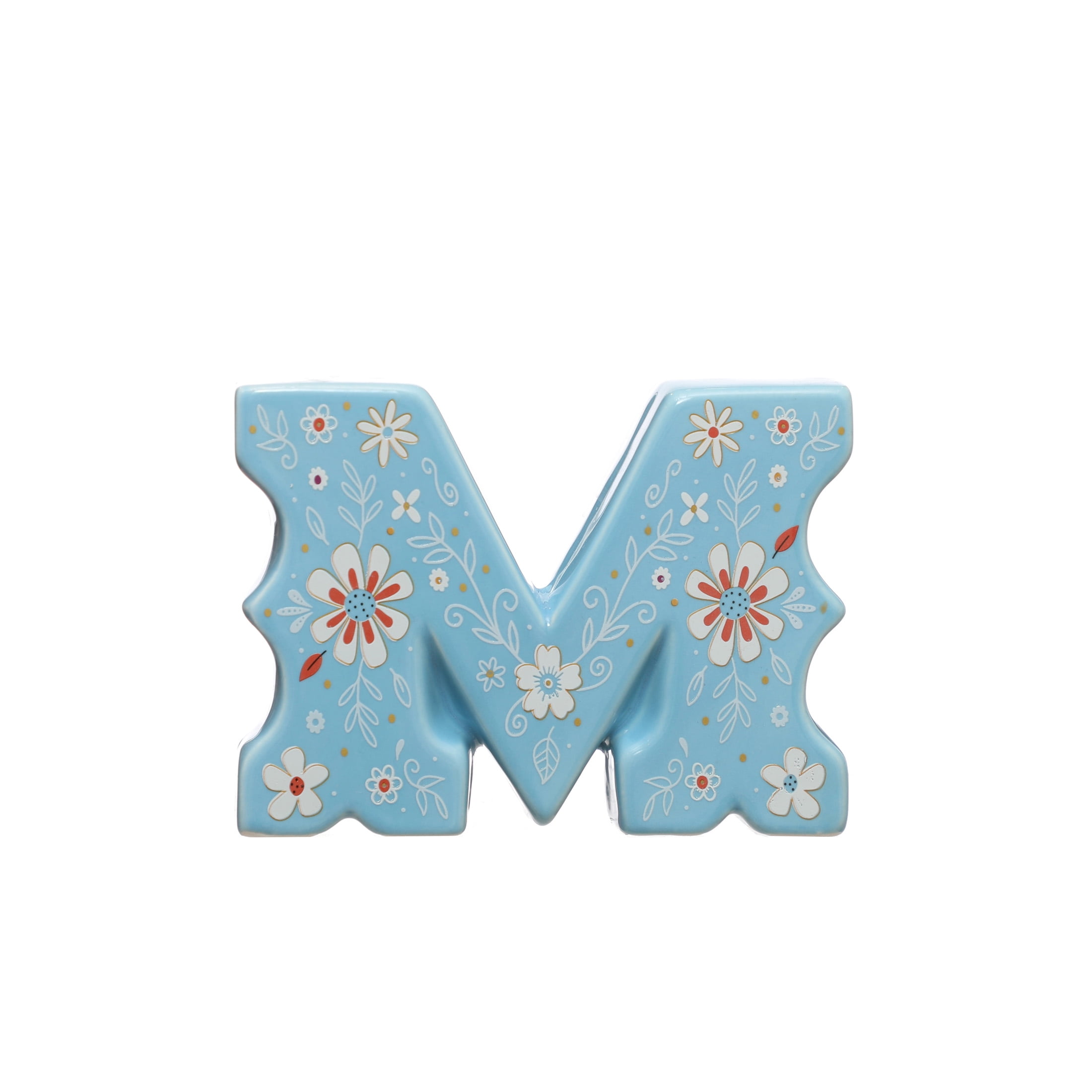 Ceramic Monogram Letter by Ashland® - Spring Home Decor - Walmart.com