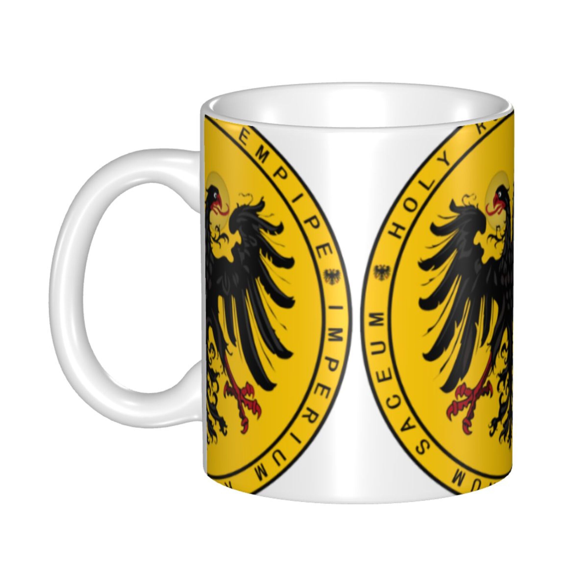 Ceramic Mug Funny Coffee Milk Tea Mug Cup Flags of the Holy Roman ...