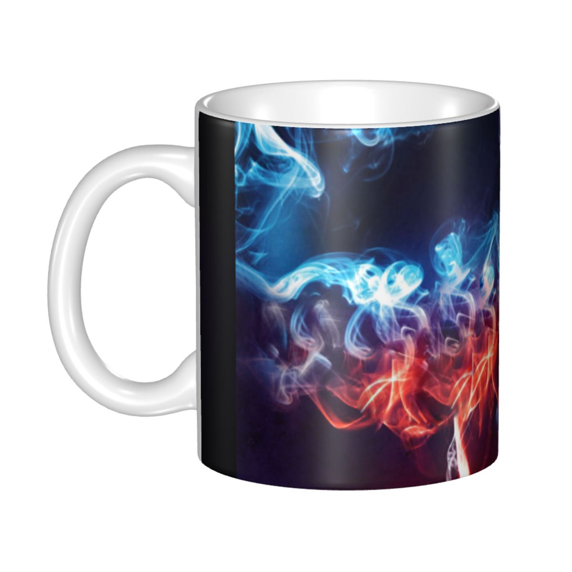 Ceramic Mug Funny Coffee Milk Tea Mug Cup colorful-smoke Cup - Walmart.com