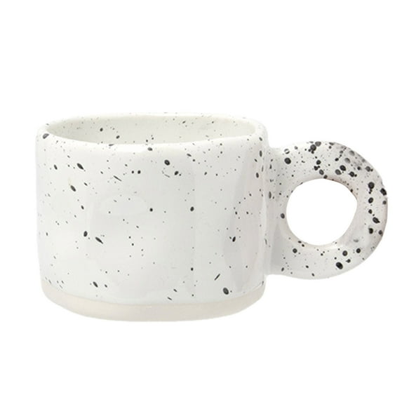Ceramic Mug With Handle Coffee Milk Modern Print Porcelain Handmade ...