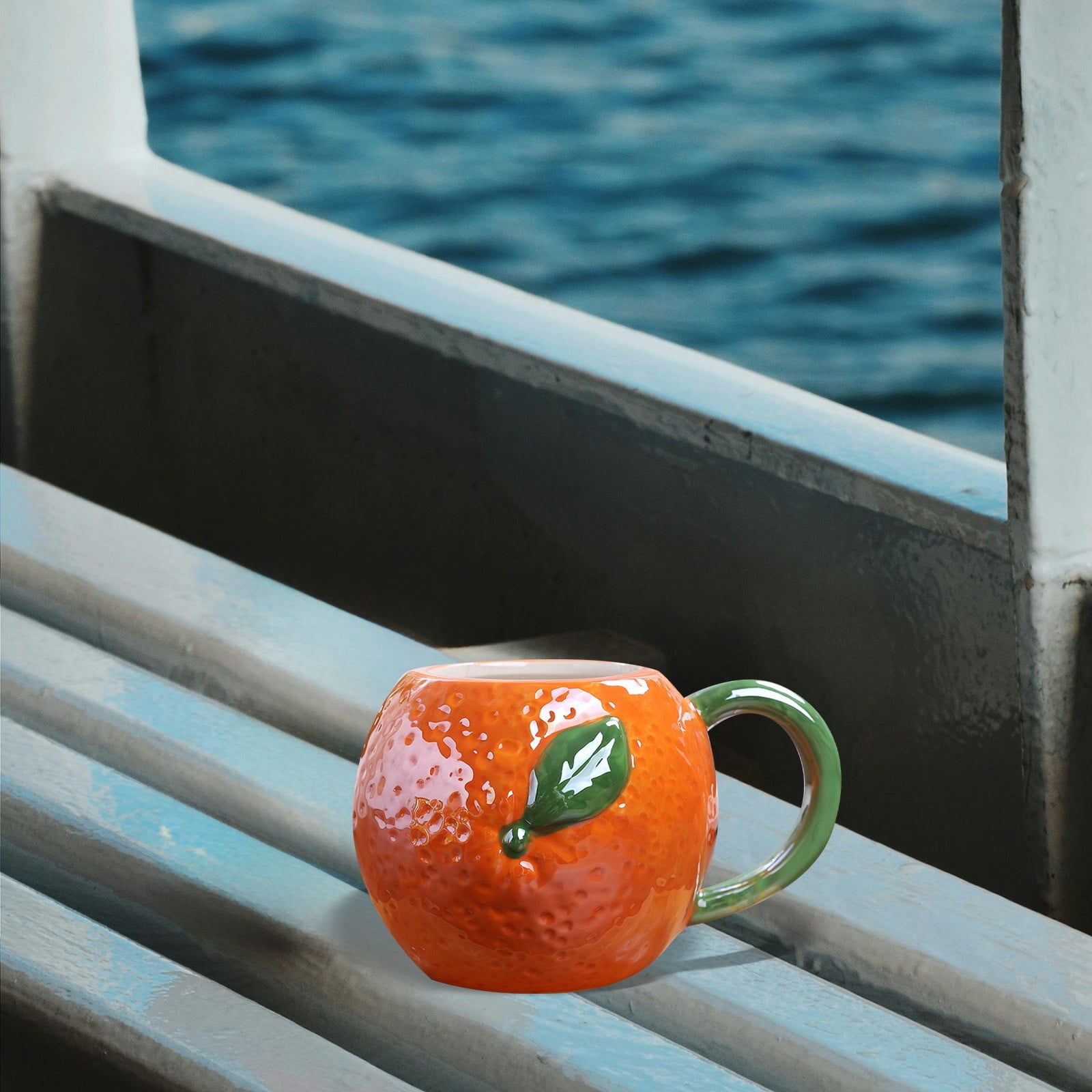 Ceramic Mug for Home & Office, Creative Porcelain 3D Vegetable Cup with Handle for Coffee, Tea ...