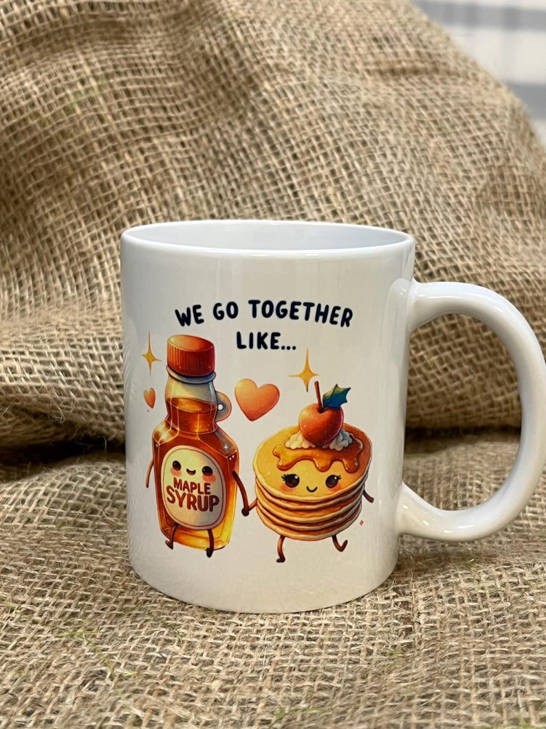 Ceramic Mug The PerfE1couple 4 PanC1Akes and Maple Syrup PanC1Akes and ...