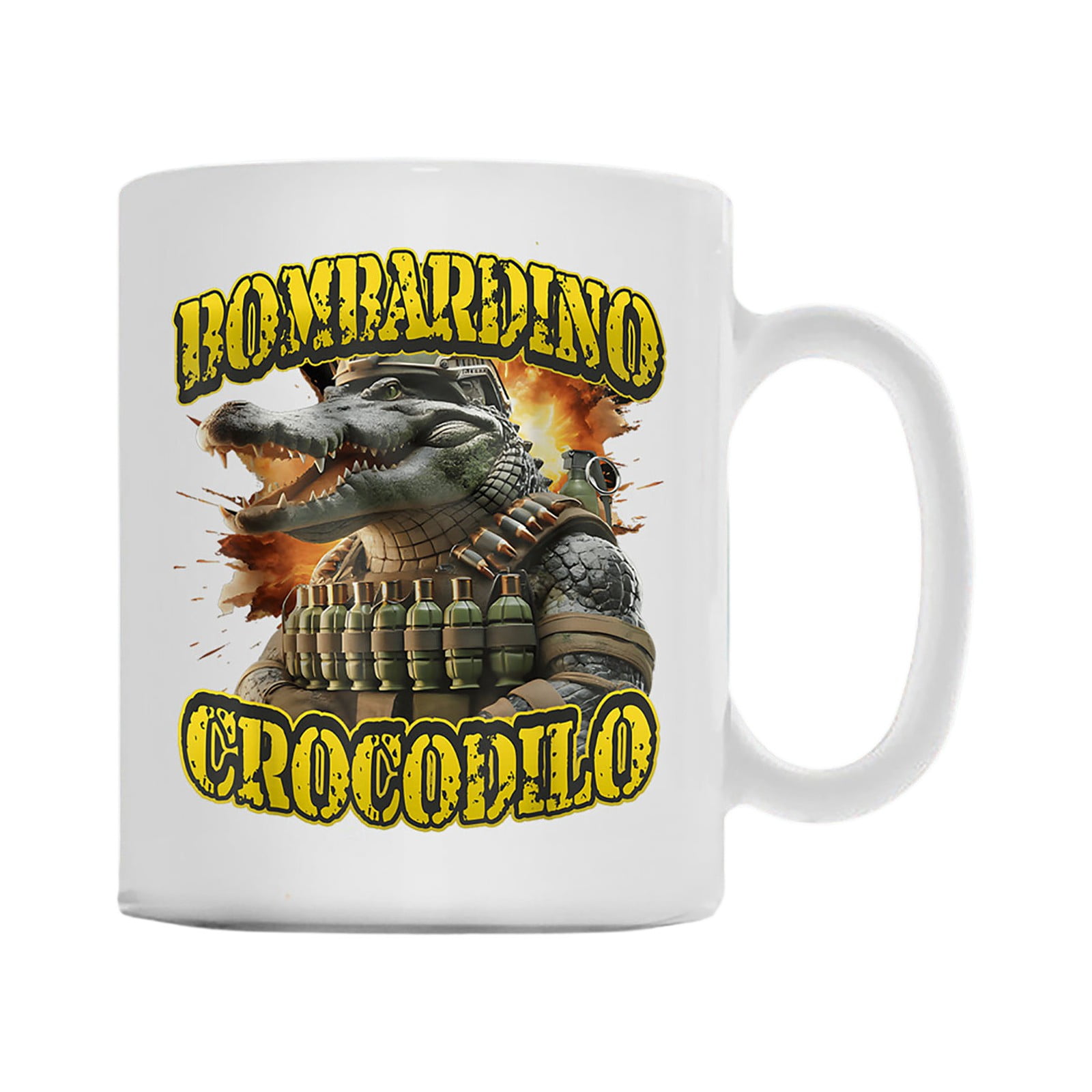 Ceramic Mugs Italian Brainrot Giant Coffee Cups Travel Mug - Walmart.com