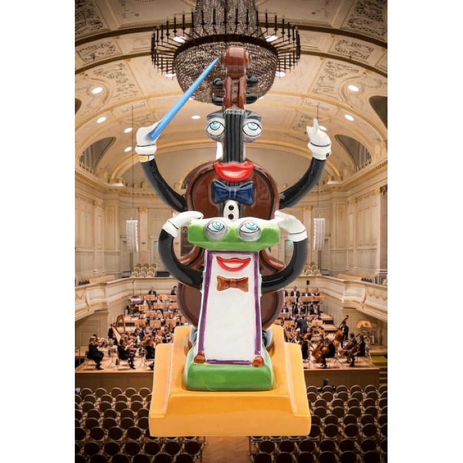 Ceramic Music Conductor Podium Salt and Pepper Shakers Home Gift ...