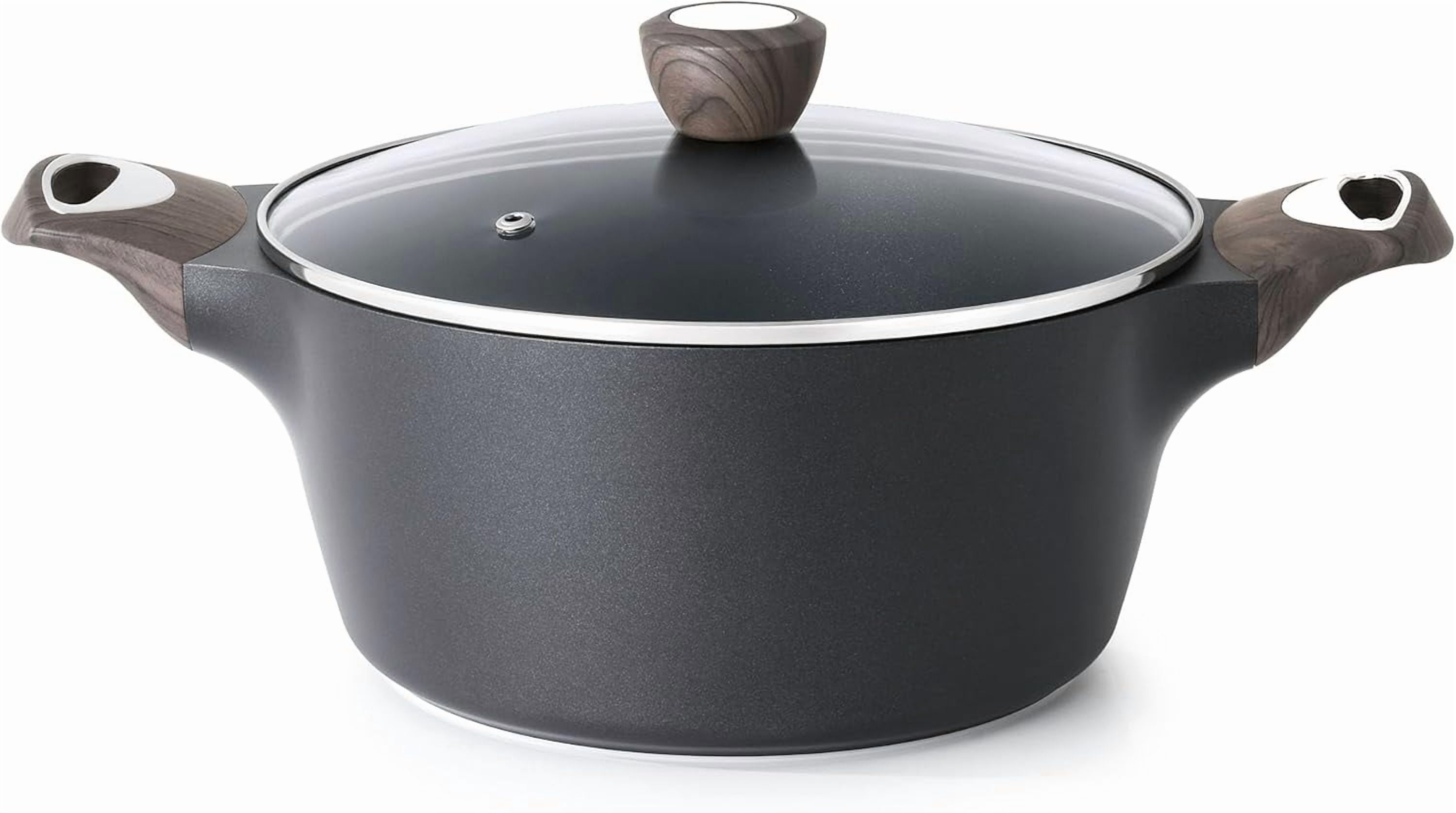 Ceramic Nonstick Stock Pot with Lid, 2.6/4.5/6.6/8.5/11 QT Soup Pot ...