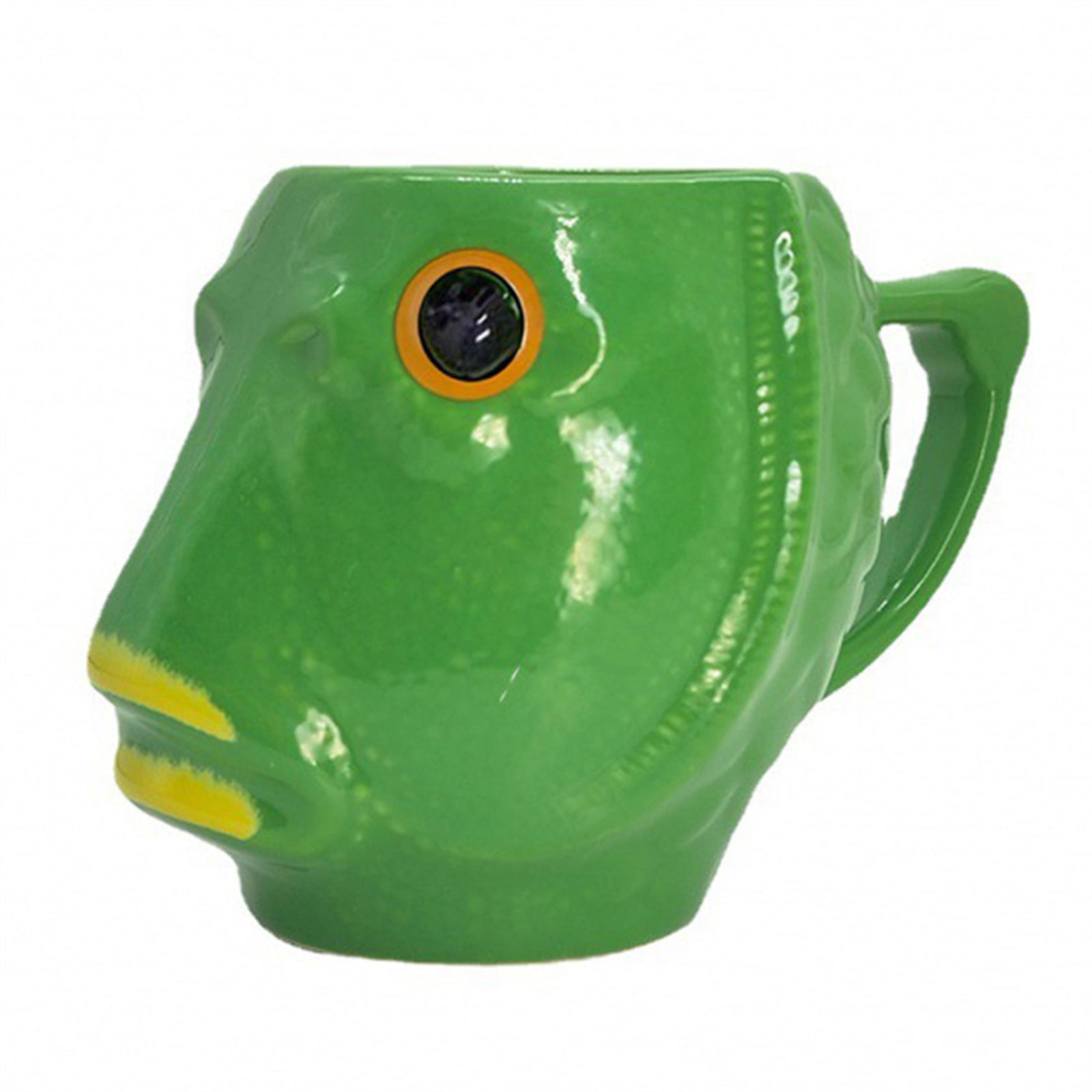 Ceramic Novelty Cup Fish Head Shape 450ml Easy Cleaning Ceramic Texture ...