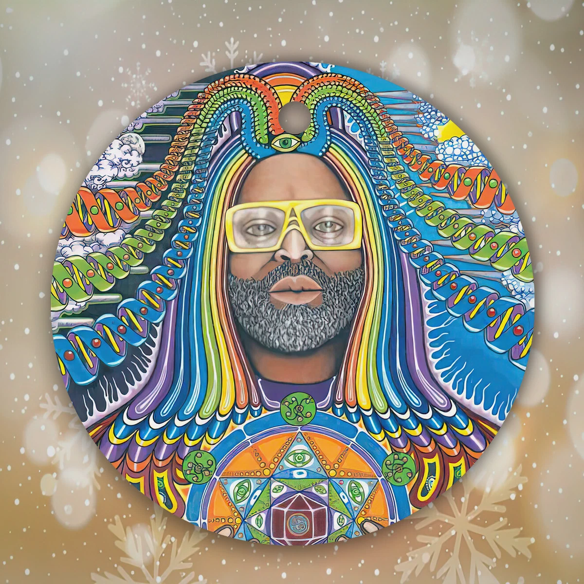 Ceramic Ornament George Clinton Parliament US with Funkadelic Fine 2PCS ...