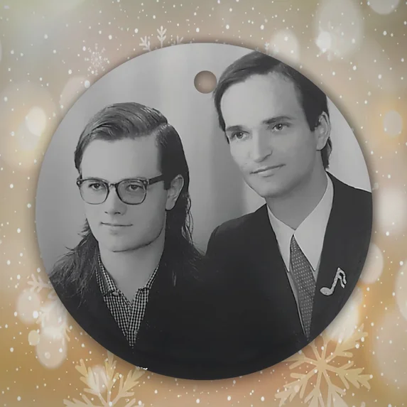 Ceramic Ornament Ralfund Florian Kraftwerk Electronic Ralf Hutter 2PCS ...