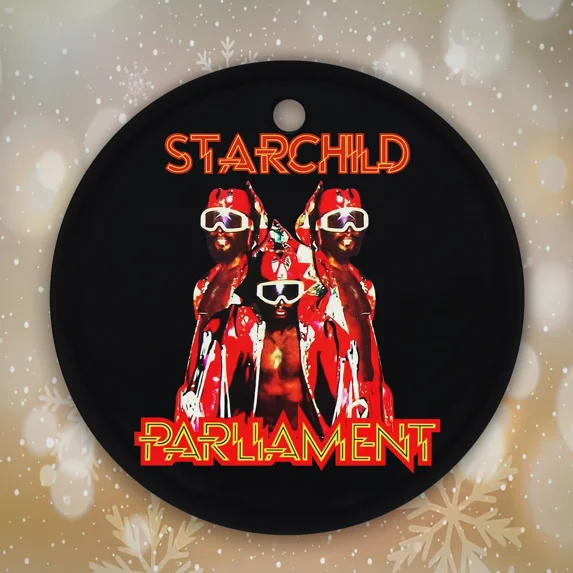 Ceramic Ornament Star Child Funk Song Parliament P-Funk George Clinton ...