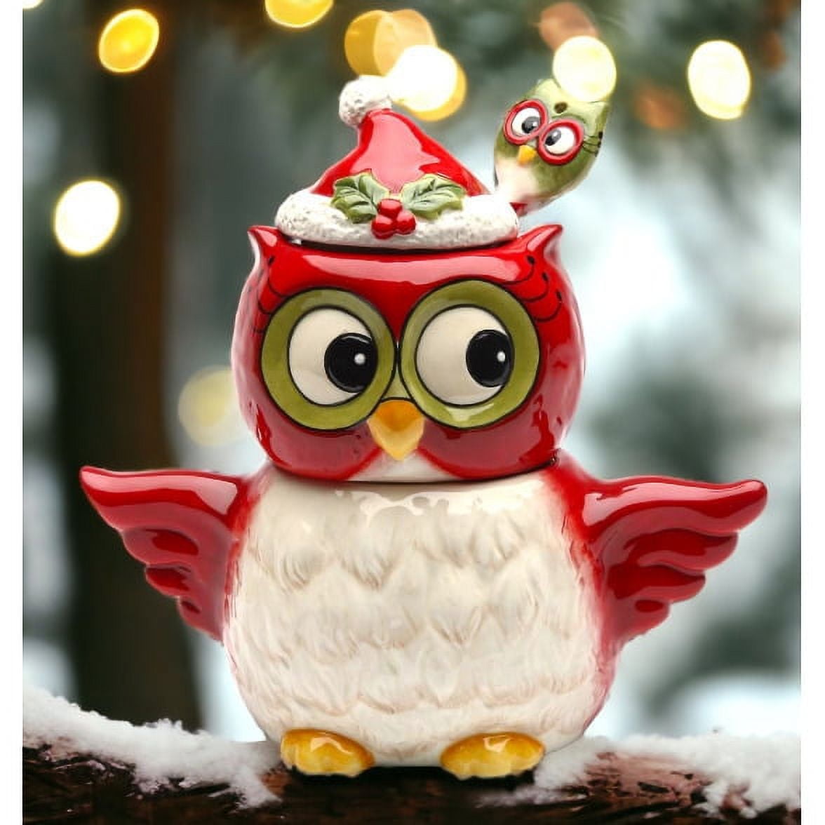 Ceramic Owl Sugar Creamer Set with Spoon Birdwatcher - Walmart.com