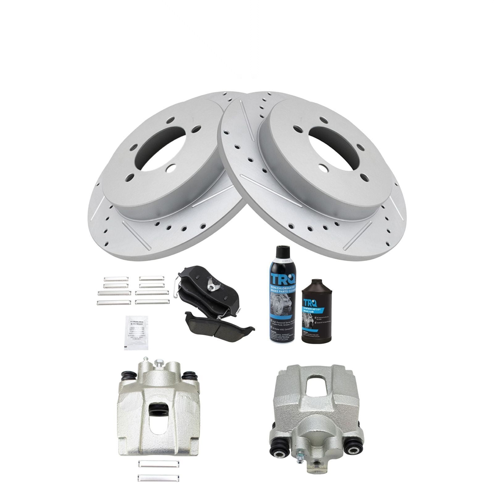 Ceramic Pad, Rotor & Caliper Kit for Ford for Explorer (2006-2010 ...