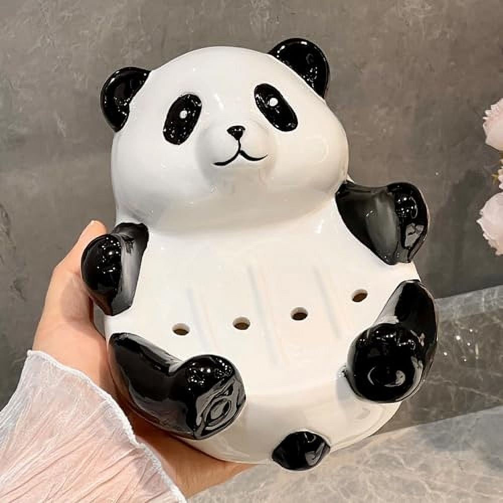 Ceramic Panda Soap Tray, Panda Soap Box, Creative Panda Soap Holder ...