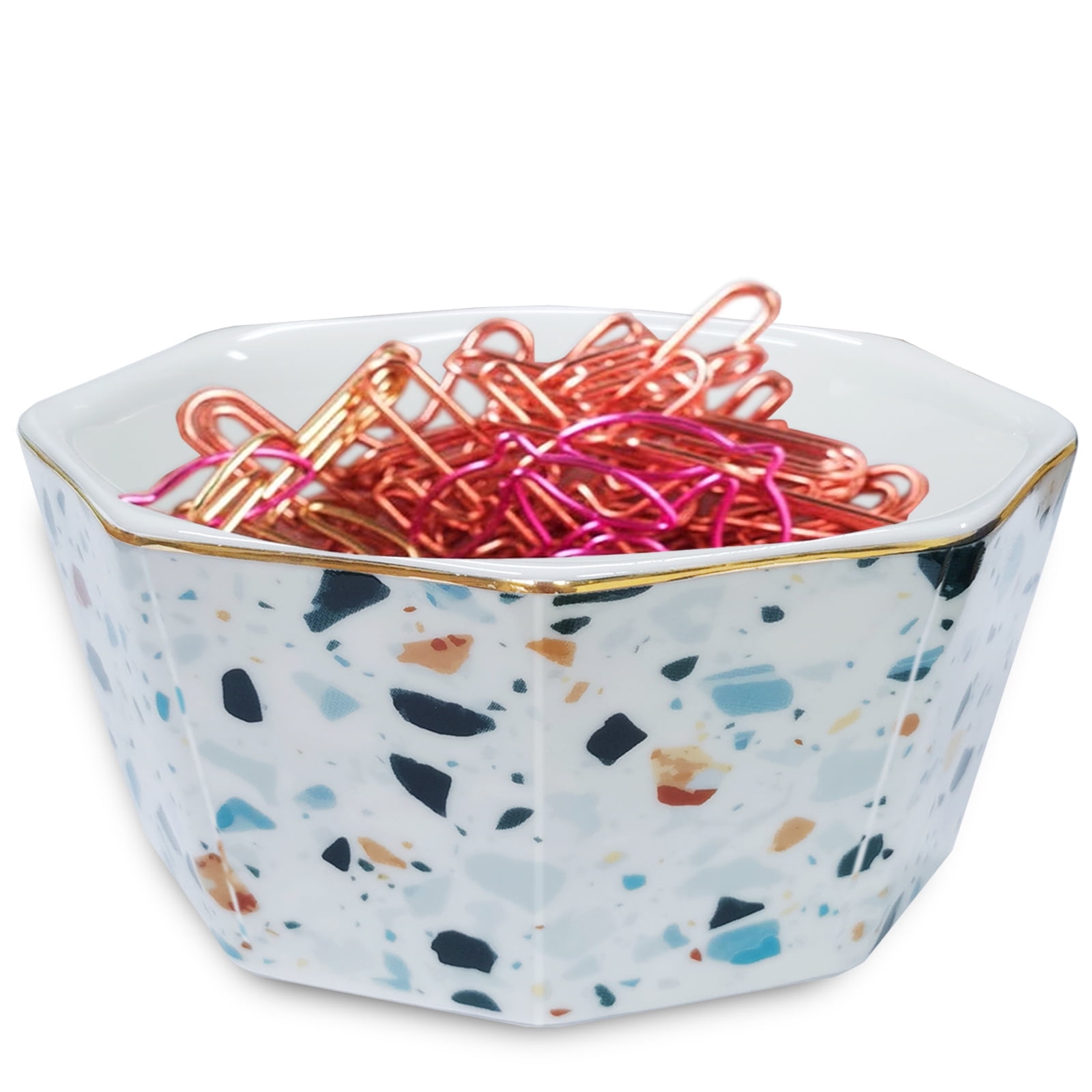 Ceramic Paper Clip Holder Ceramic Paper Clip Dispenser Organizer for ...