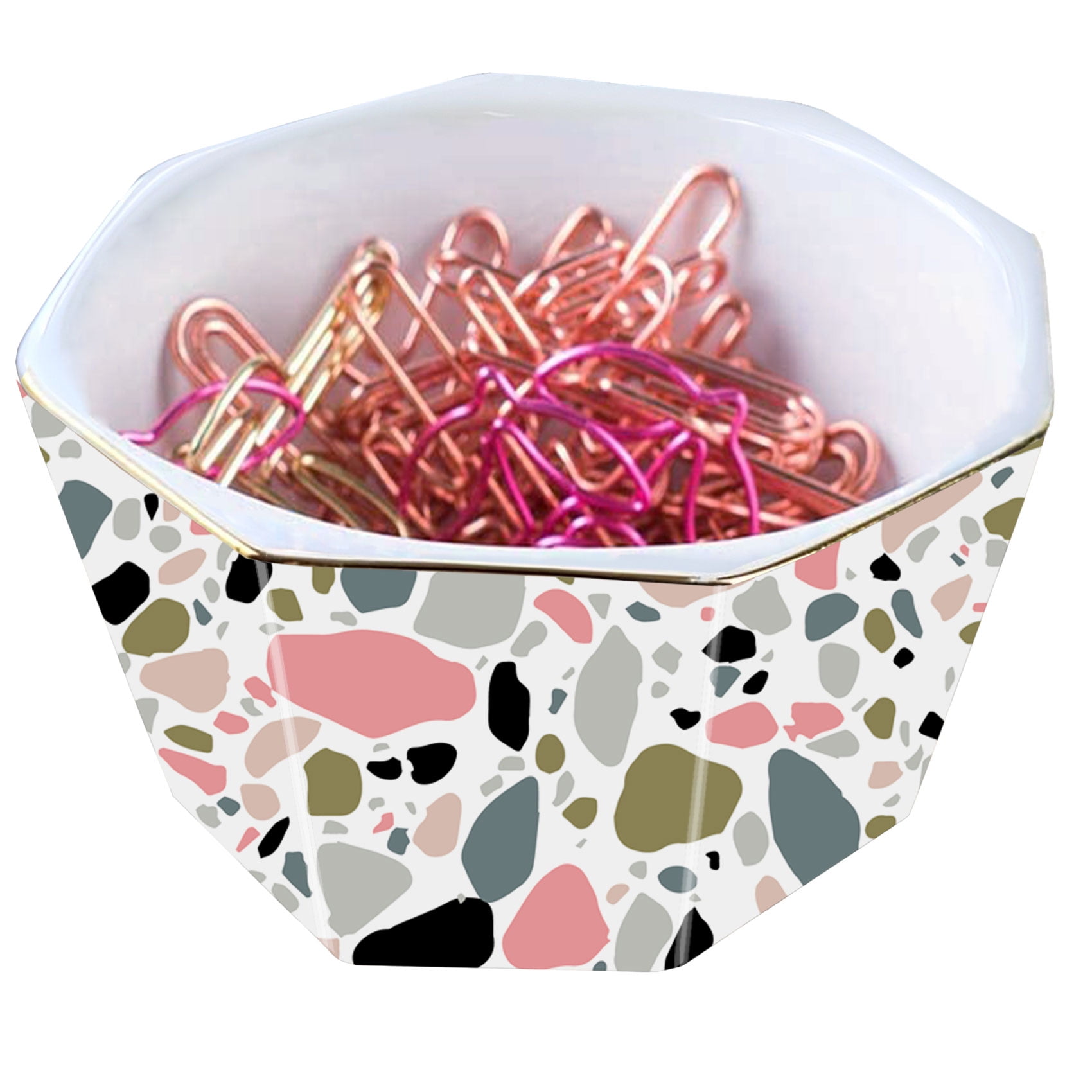 Ceramic Paper Clip Holder Ceramic Paper Clip Dispenser Organizer for ...