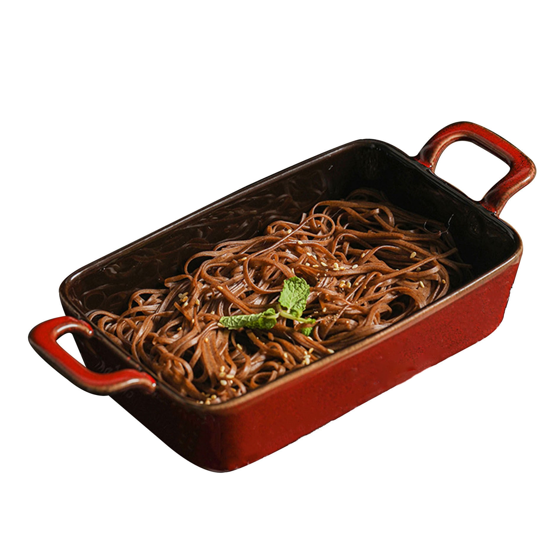 Ceramic Pasta Bake Dish Rectangle Baking Dish Lasagna Casserole Tapas ...