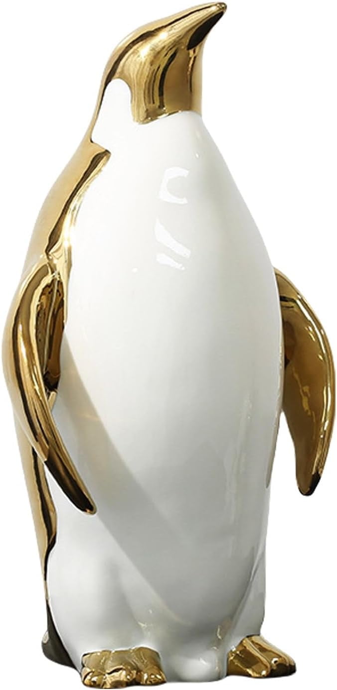 Ceramic Penguin Staue, Penguin Figurine, Cute Cartoon Penguin ...