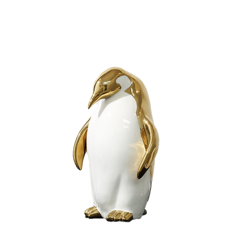 Ceramic Penguin Staue, Penguin Figurine, Cute Cartoon Penguin ...
