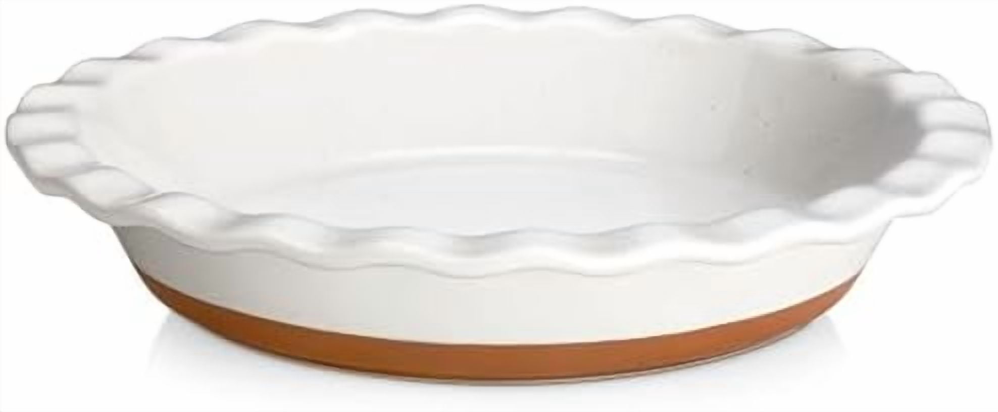 Ceramic Pie Pan for Baking - 9 Inch Quiche Baking Dish Nonstick Pie ...