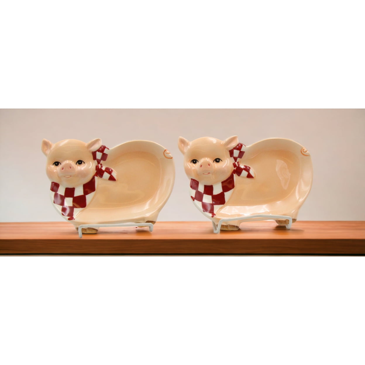 Ceramic Pig Candy Dish Set of 2 Kitchen - Walmart.com