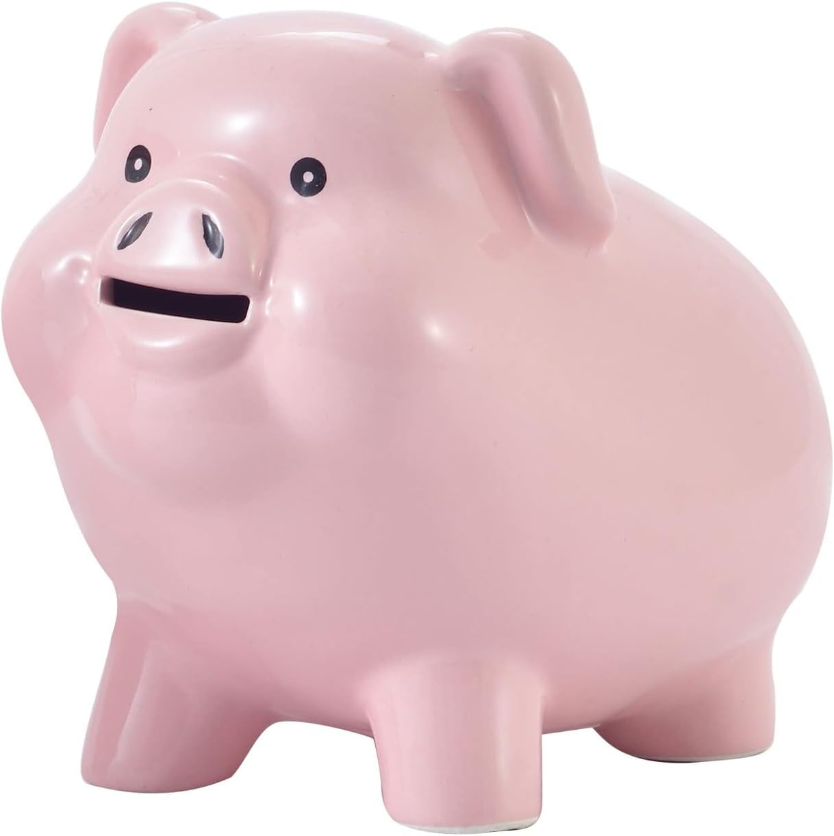 Ceramic Pig Piggy Bank for Adults Must Break to Open,Girls Coin Bank ...