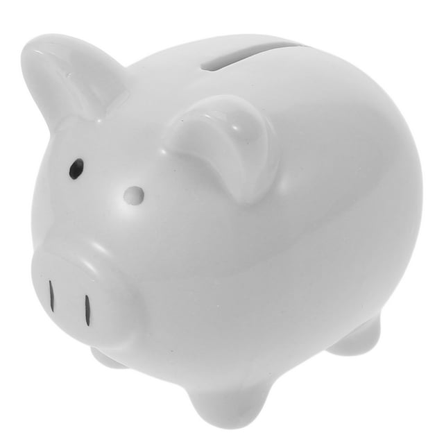 Ceramic Piggy Bank Safe Money Coins Banknotes Saving Box for Kids Boys ...