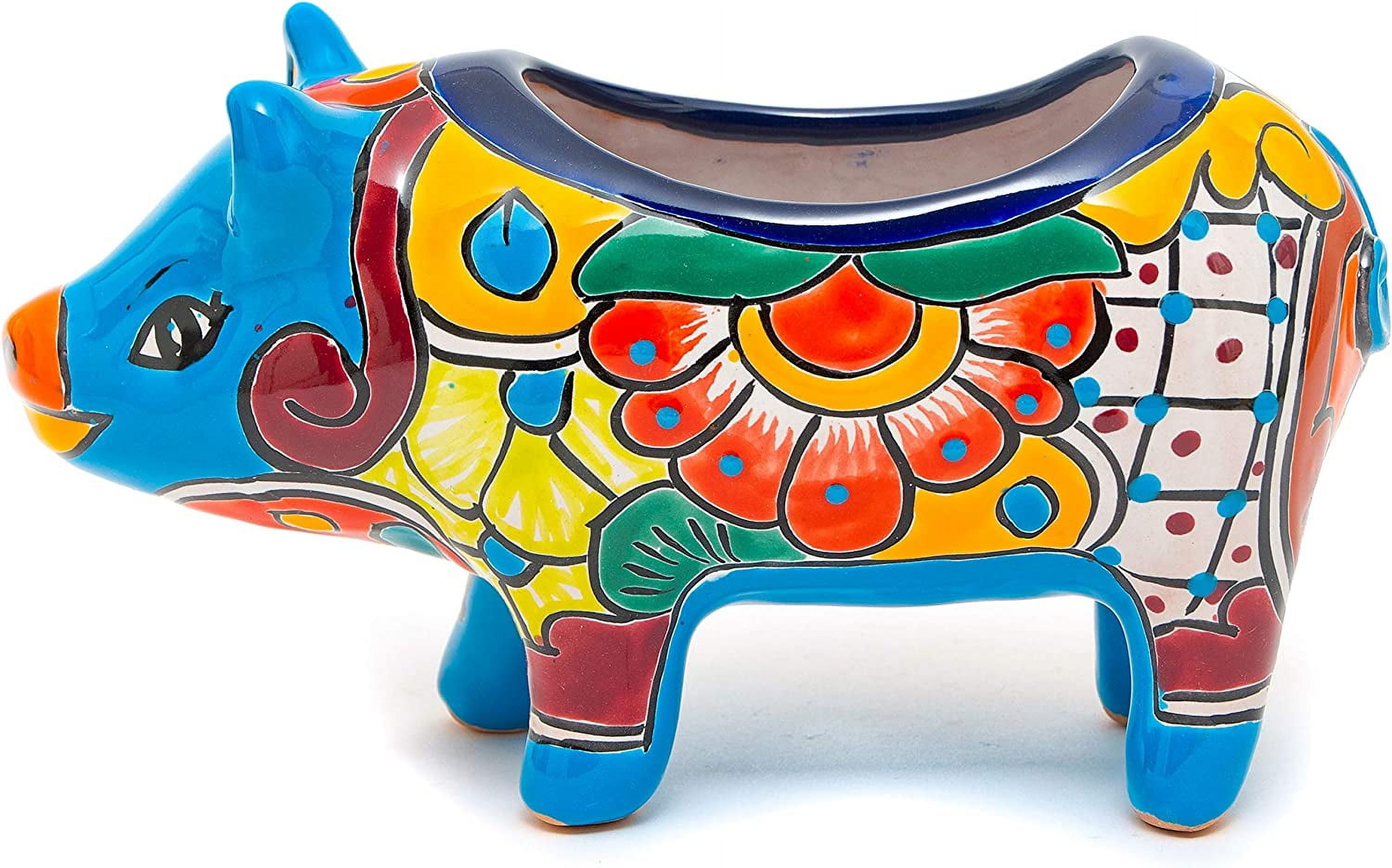 Ceramic Piglet Flower Succulent Planter Pig Garden Décor Farmhouse Farm Vase Herb Planter ...